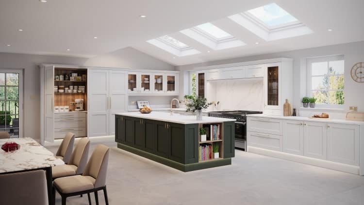 Linby, a beautiful Shaker kitchen door from Kesseler
