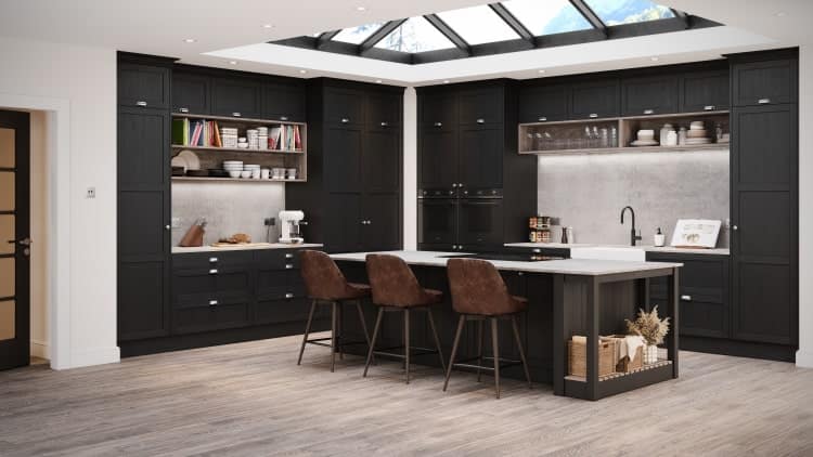 Kelham, a beautiful skinny Shaker kitchen door from Kesseler